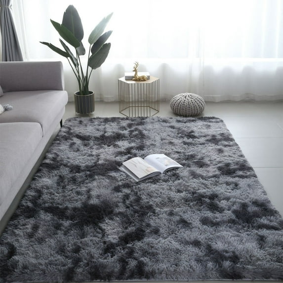 Modern Luxurious Plush Rug for Living Room, Simple Extra Large Plush ...