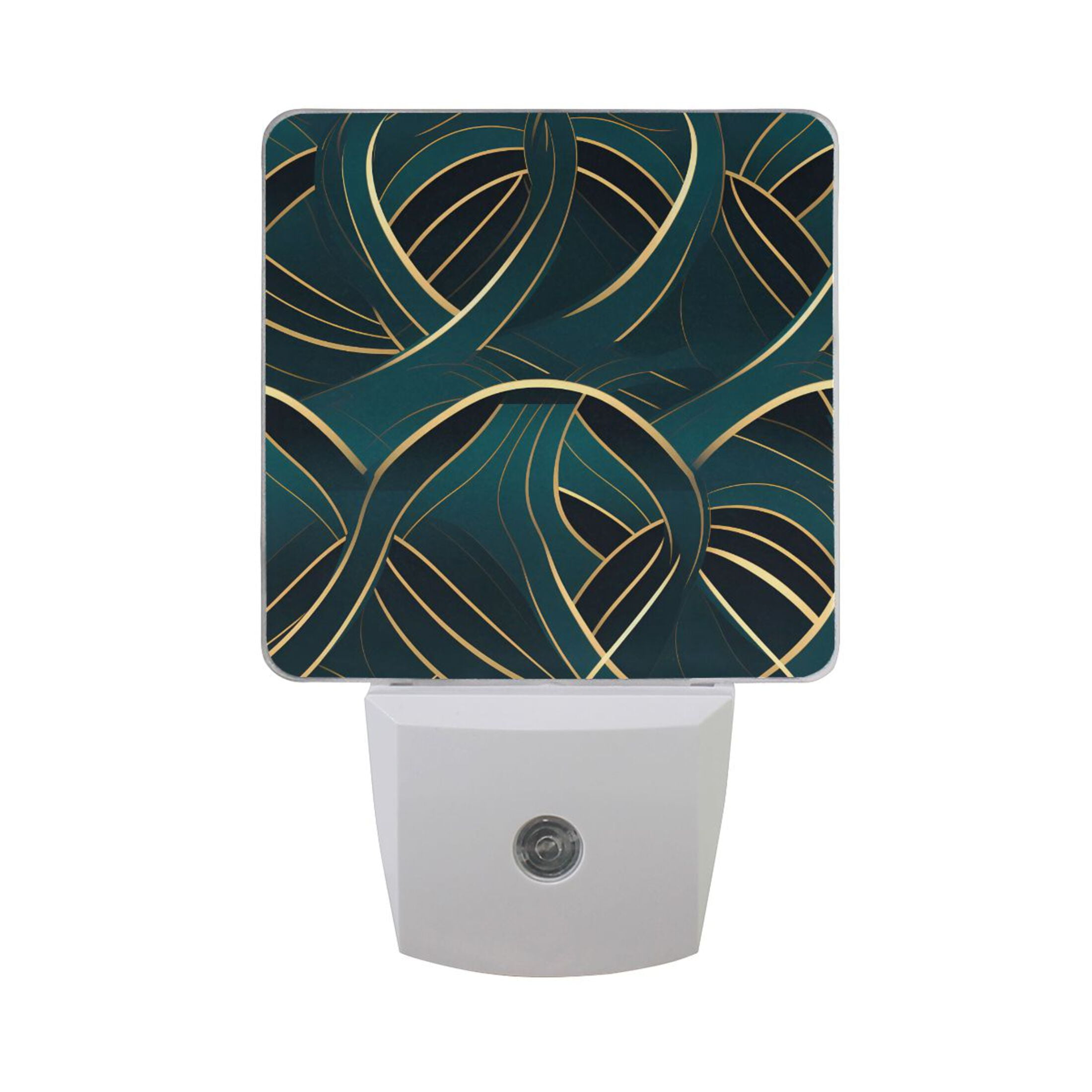 Modern Luxury Pattern Night Light 2 Pack LED Nightlight Plug into Wall ...