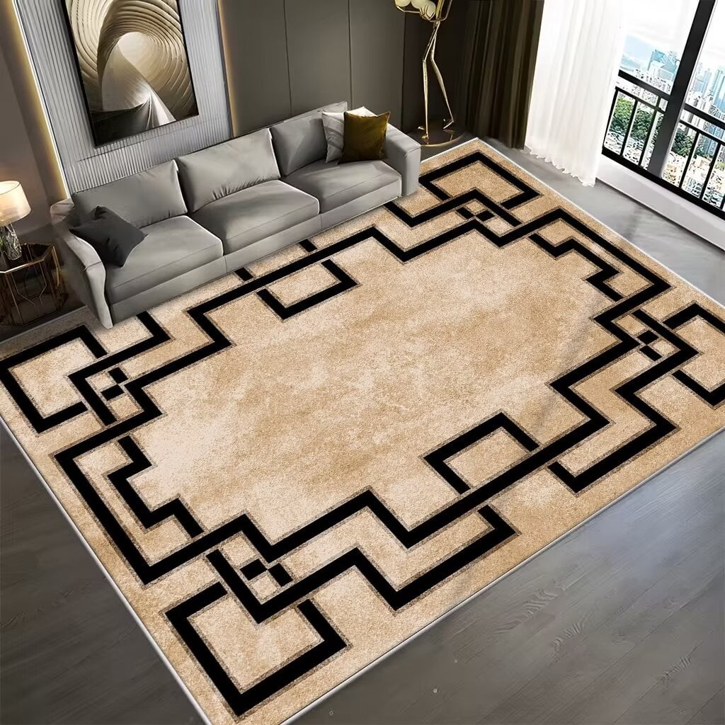Modern Luxury carpets for living room Home Hall Marble r Carpet Sofa ...