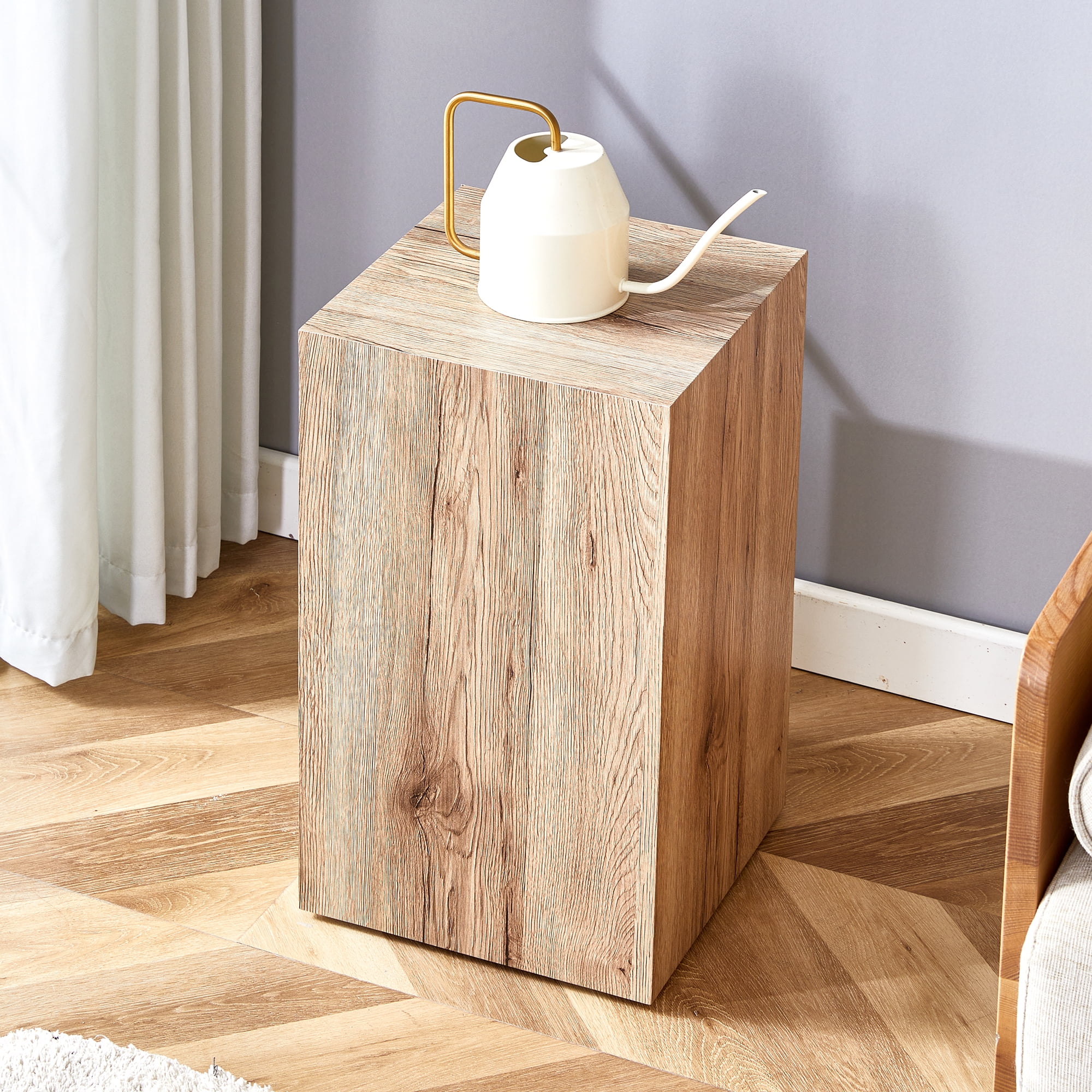 Modern MDF Coffee Table, Light Wood Color Texture, Stylish Living Room ...