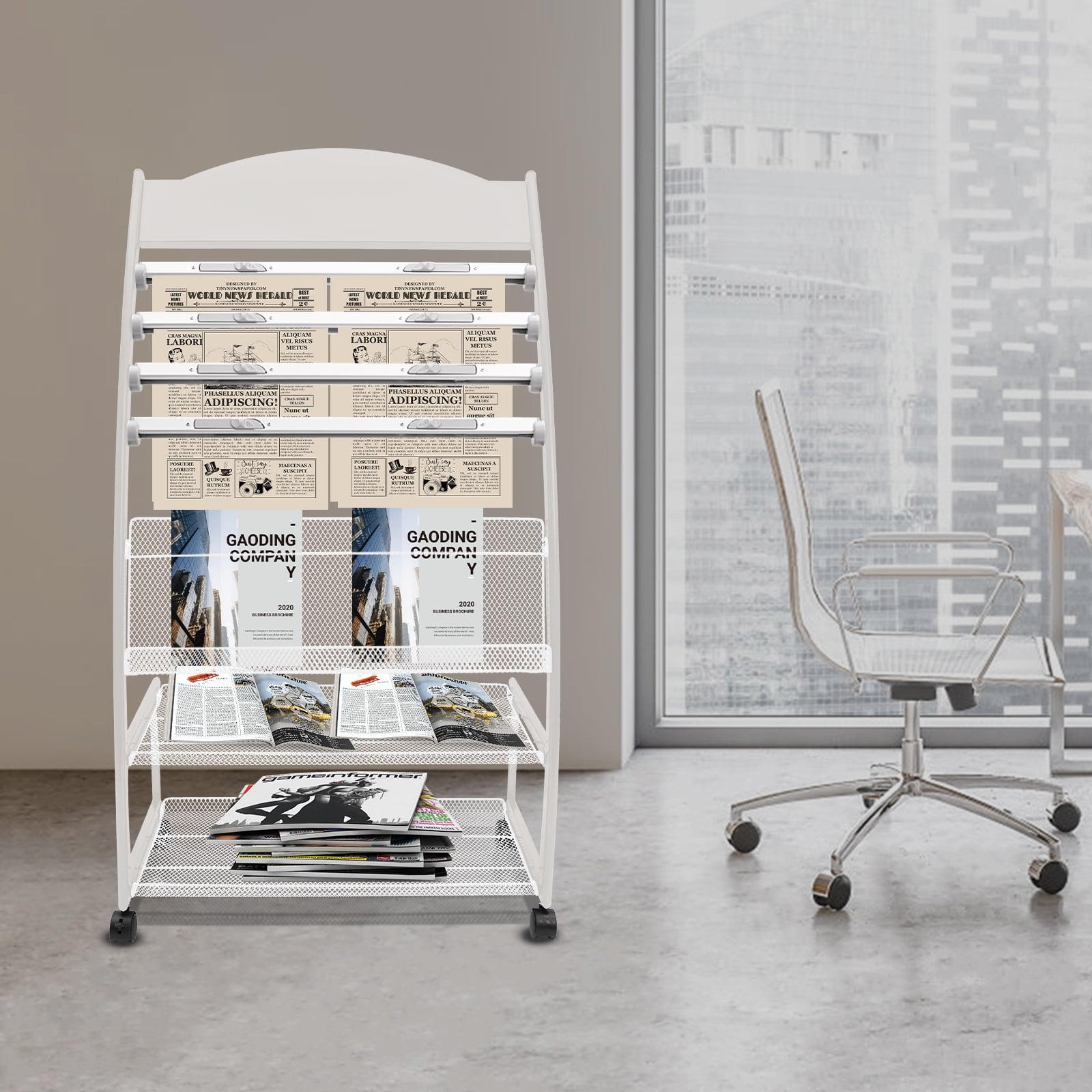 Modern Magazine Display Stand Magazine Rack Brochure Display Stand Free ...