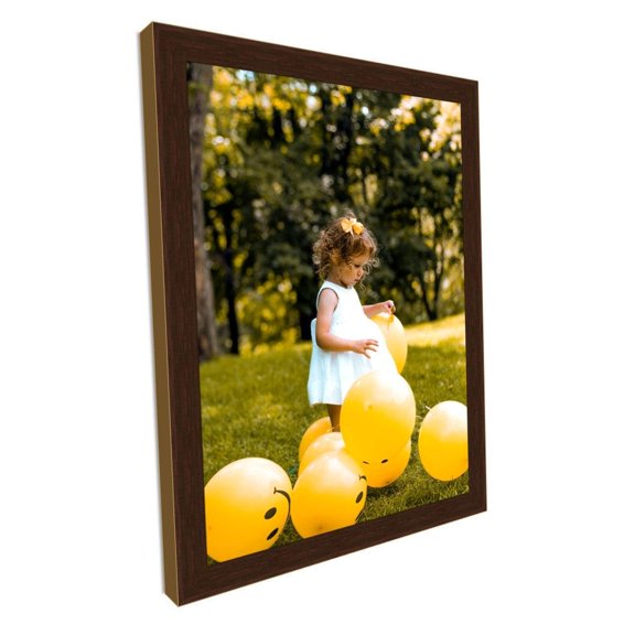 Wood Expresso Picture Frame Modern Framing - Walmart.com
