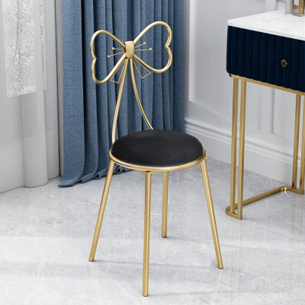 Modern Makeup Vanity Chair Stool,Cute Butterfly Stool Chair Ottoman ...