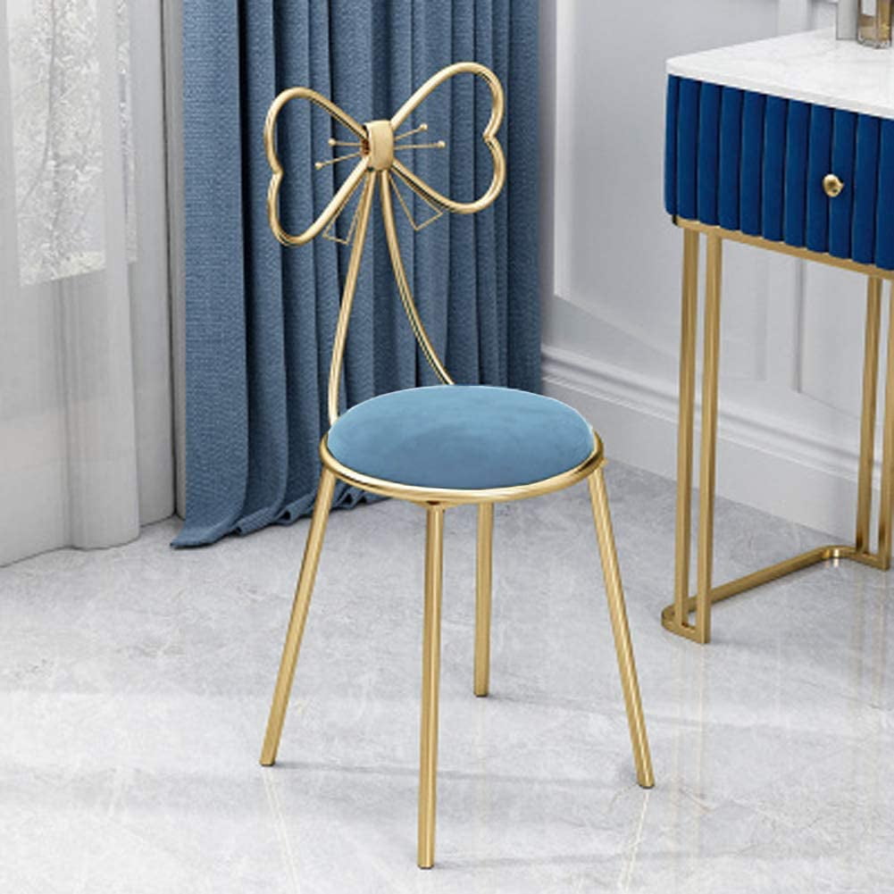 Modern Makeup Vanity Chair Stool,Cute Butterfly Stool Chair Ottoman ...