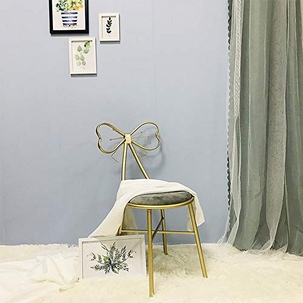 Modern Makeup Vanity Chair Stool Set of 2 Cute Butterfly Stool Chairs ...