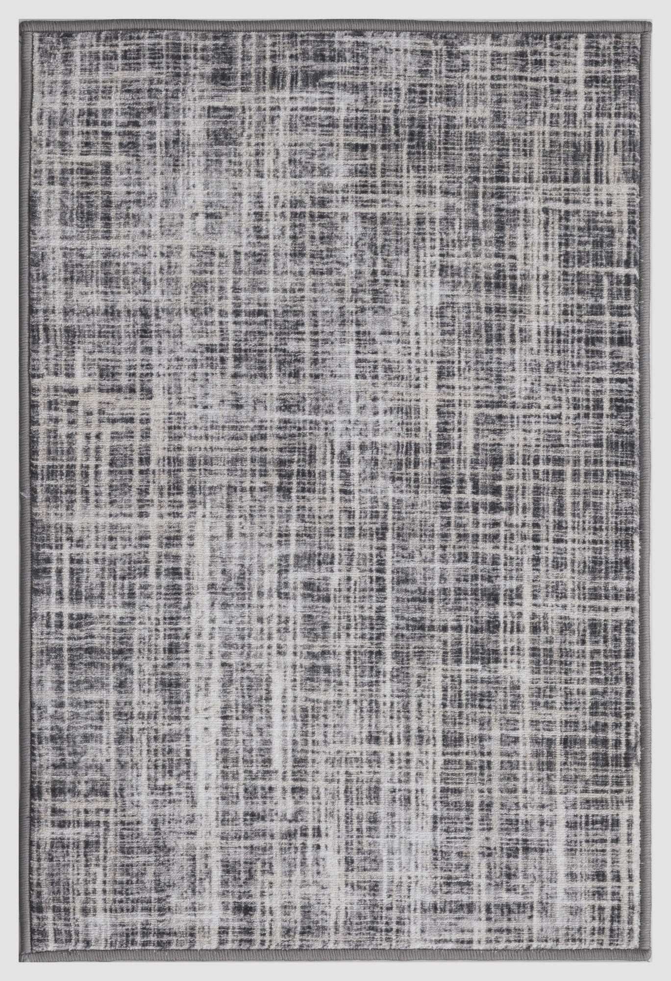 Modern Marvel Ivory 2 ft. x 3 ft. Machine Washable Abstract Indoor Area ...