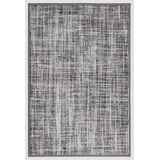 Modern Marvel Ivory 2 ft. x 3 ft. Machine Washable Abstract Indoor Area ...
