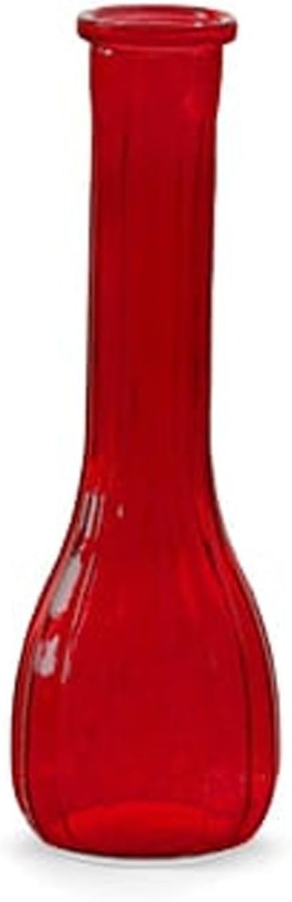 Modern Marvel Ribbed Bud Red Vase - Walmart.com