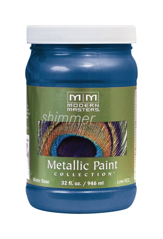 MODERN MASTERS Metallic Paint #655 Semi Opaque Sapphire/Qt. - Walmart.com