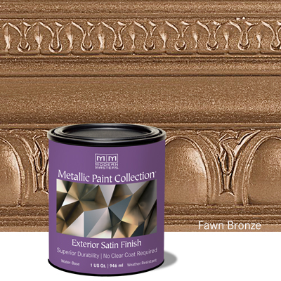 Modern Masters 337168 Exterior Metallic Paint, Fawn Bronze - 1 qt ...