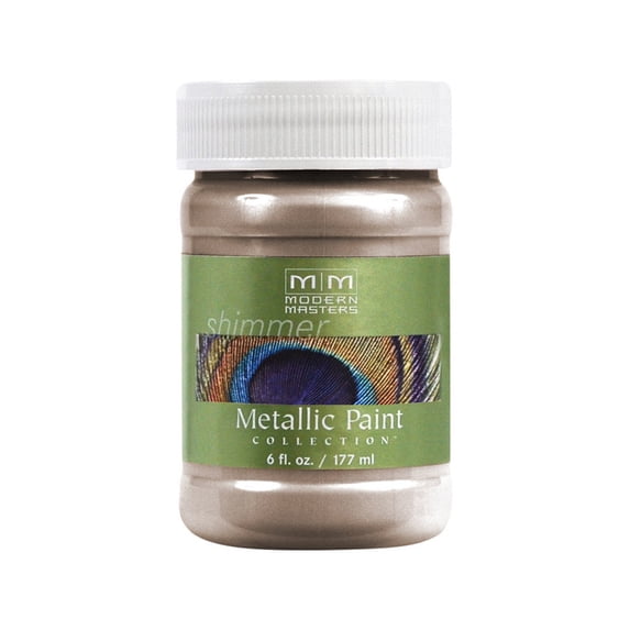 Modern Masters, Satin Metallic Paint, 5.5 oz, Warm Silver - Walmart.com
