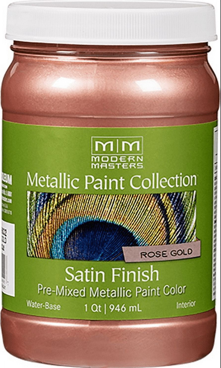 Modern Masters ME79006 6oz Metallic Shimmer Paint Rose Gold - Smooth ...
