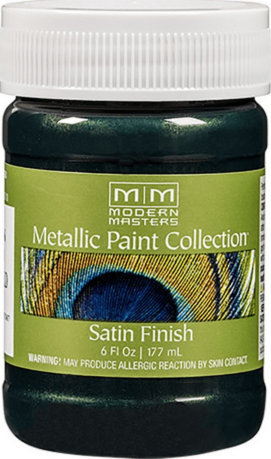 Modern Masters ME79606 6oz Metallic Paint Emerald - Walmart.com