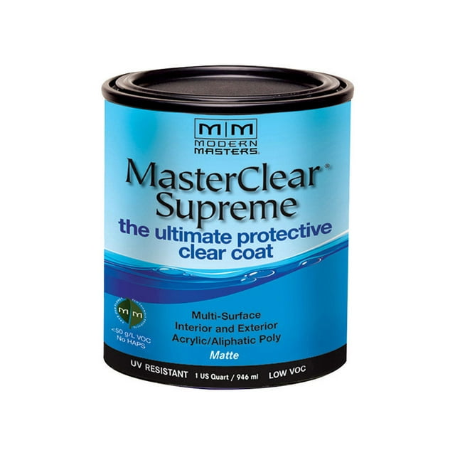 Modern Masters MasterClear Supreme Matte Clear Water-Based Protective ...