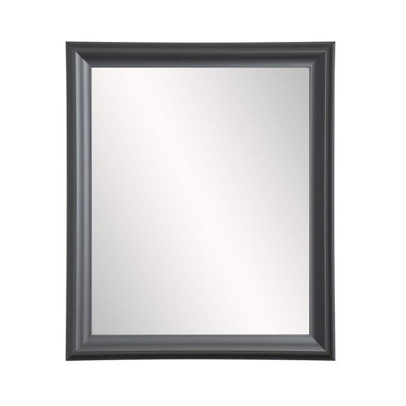 Brandt Works BM093M3 Modern Matte Black Accent Mirror - Walmart.com