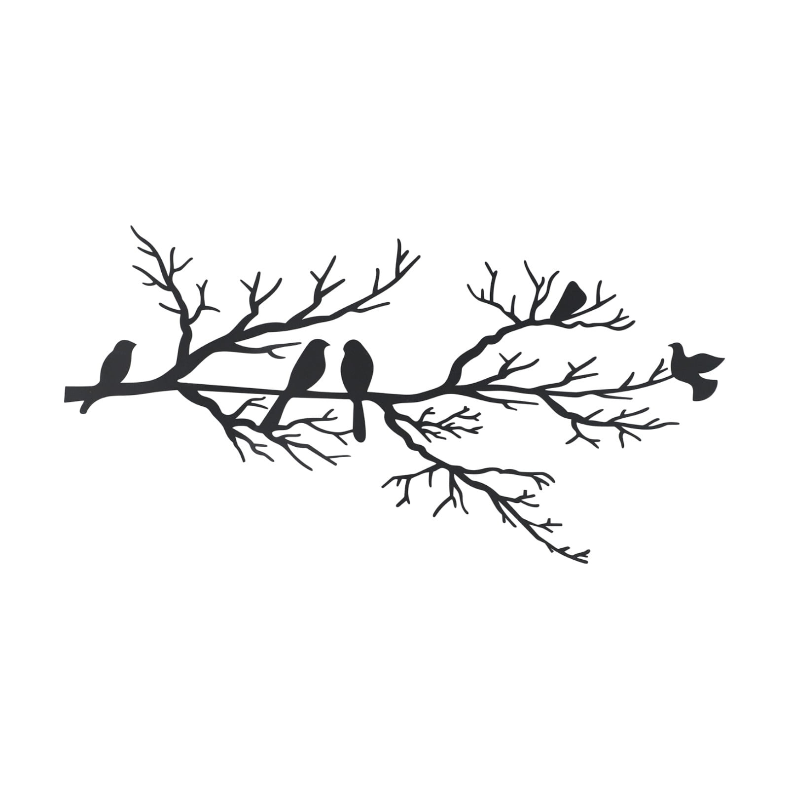 Modern Metal Bird Pendant Wall Decor for Living Room and Office Spaces ...