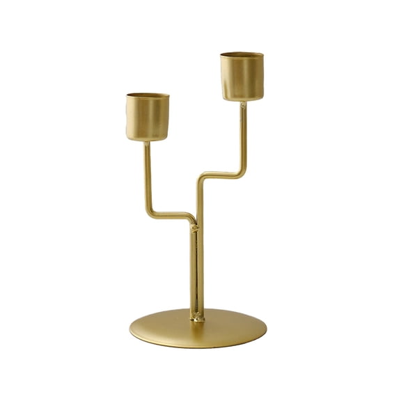 Modern Metal Candle Stand with Sturdy Base | Elegant Table Centerpiece ...