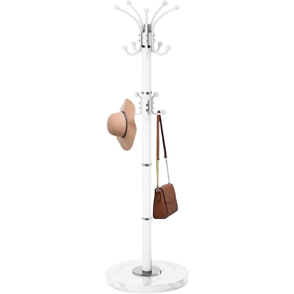 Modern Metal Coat Rack Stand, Coat Rack Freestanding with Natural ...