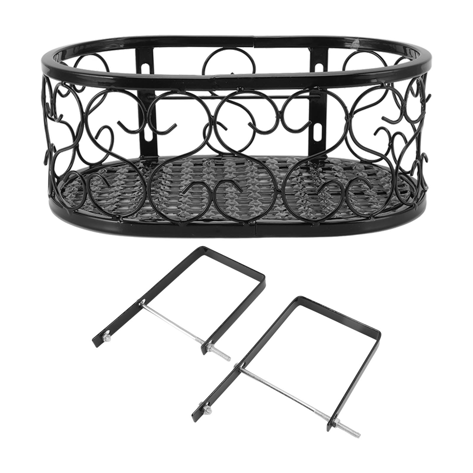 Modern Metal Flower Rack, 30x20x12cm, Iron Pot Shelf for Balcony and ...