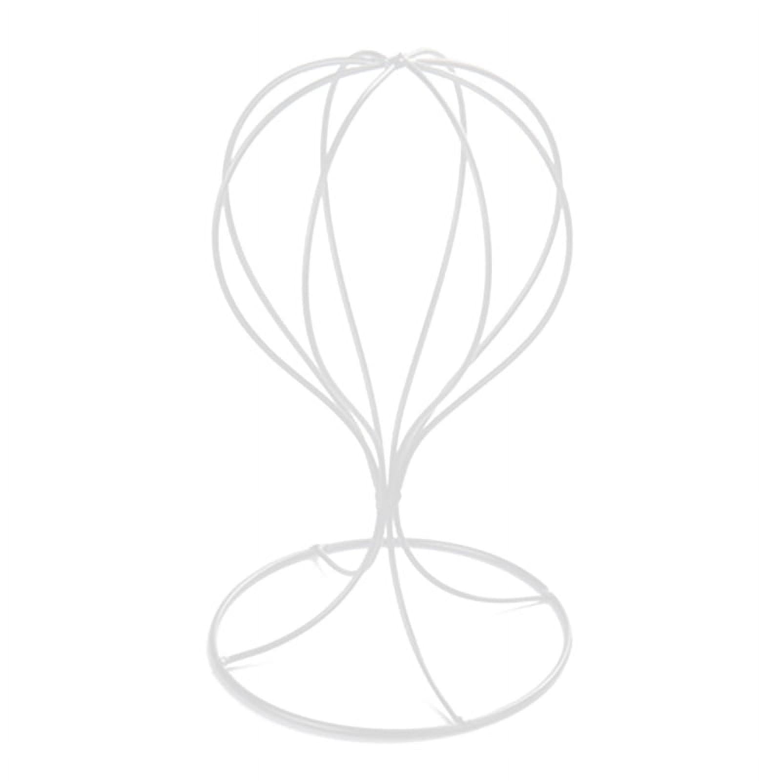Modern Metal Hat Rack Tabletop Wig Display Stand Elegant Form Rack for ...