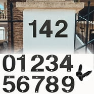 Barton 6 Inch Floating House Number "B" Stainless Steel Anti-Rust House ...
