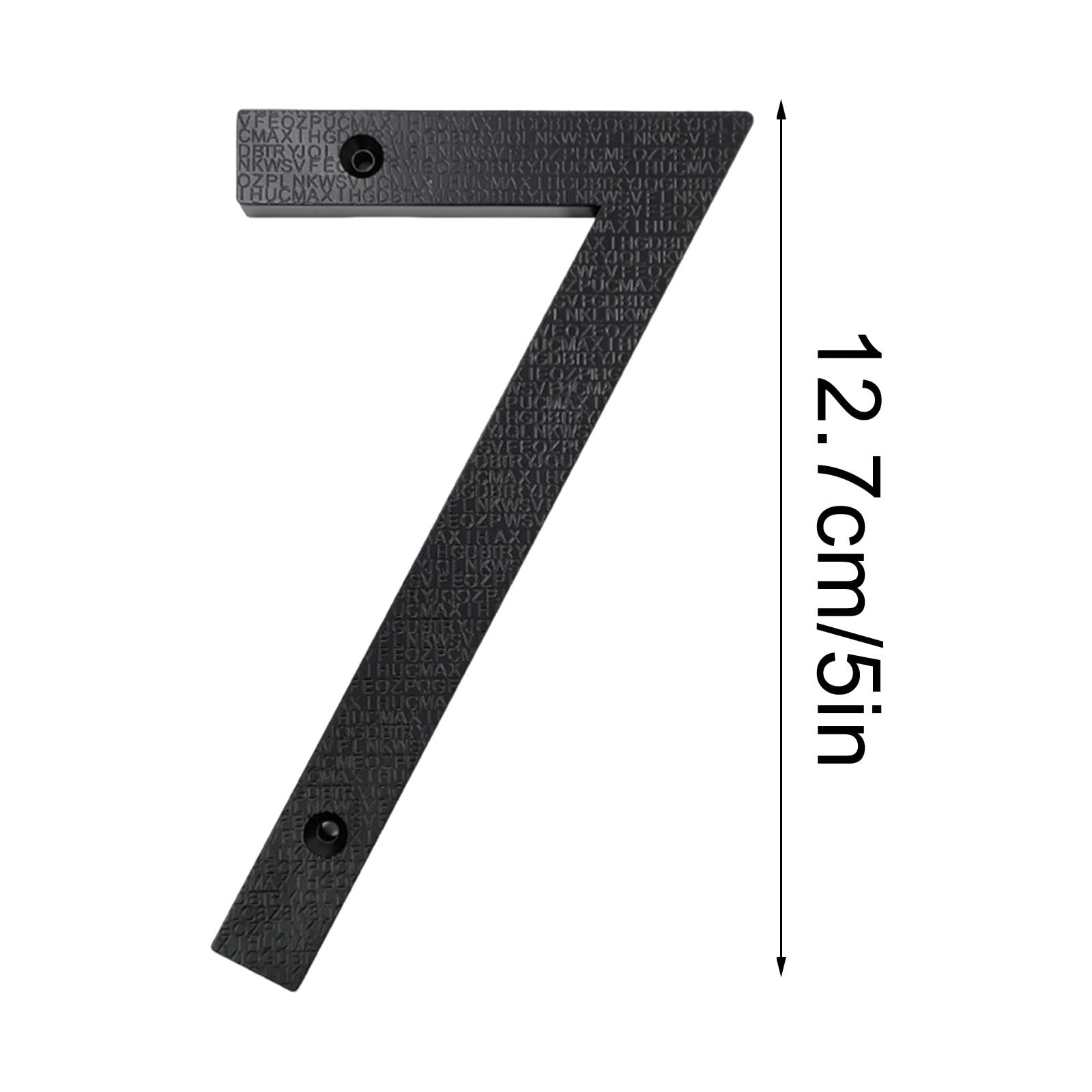Modern Metal House Numbers, Weatherproof Address Signs, 5-Inch Stamped ...
