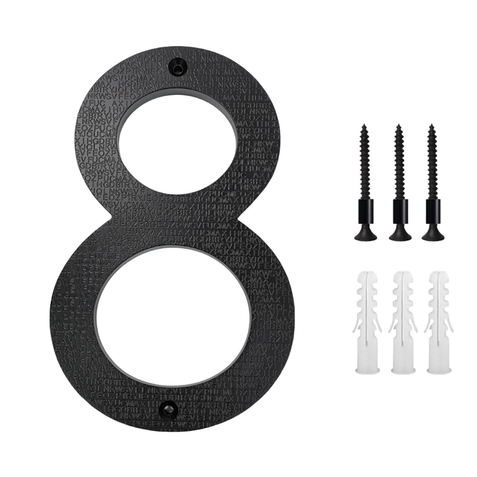 Modern Metal House Numbers, Weatherproof Address Signs, Stainless Steel ...