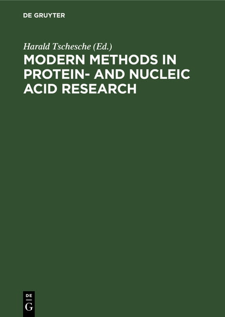 Modern Methods in Protein- and Nucleic Acid Research, (Hardcover ...