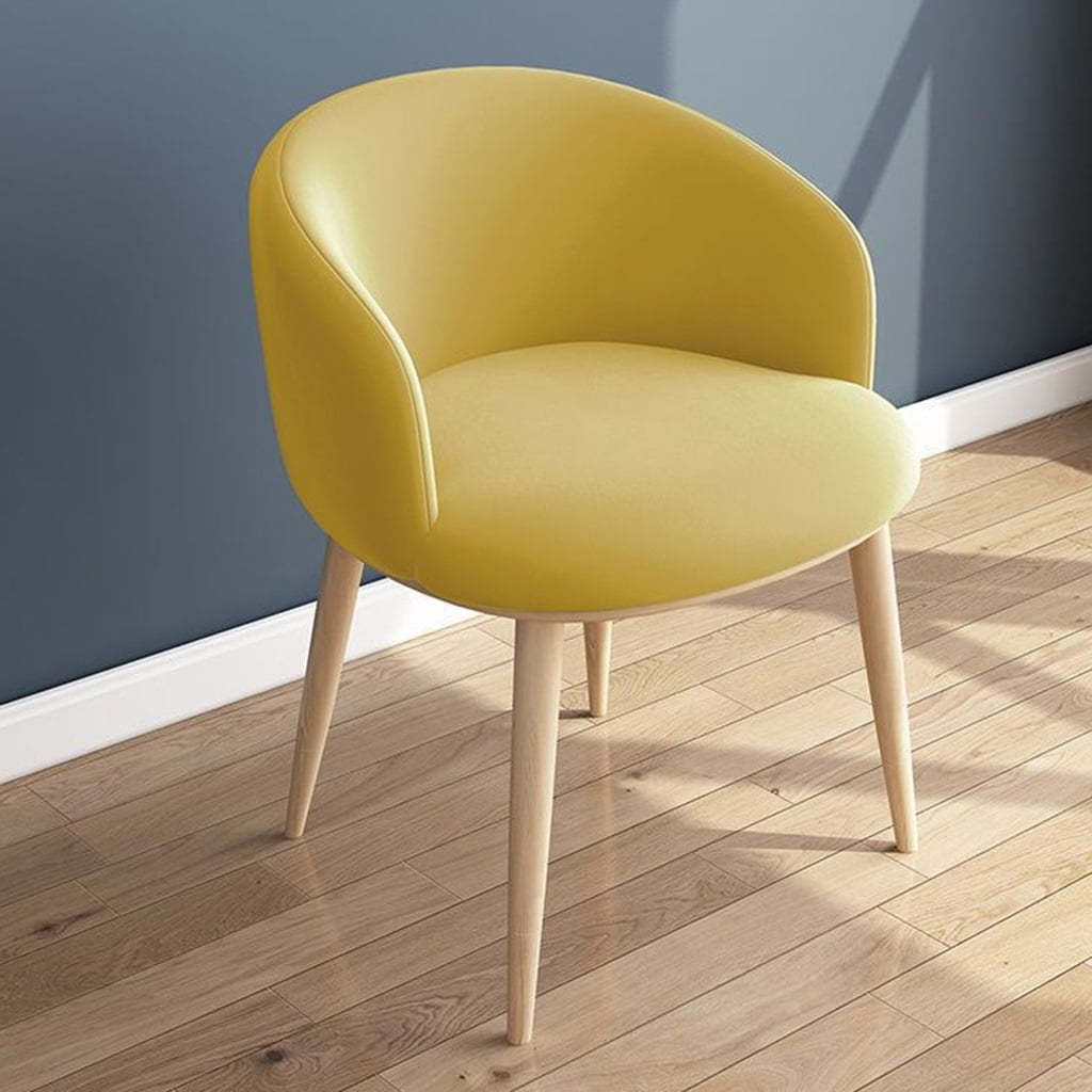 Modern Mid-Century Dining Chair Accent Upholstered Arm Dining Chairs ...