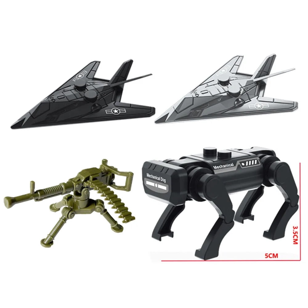 Modern Military World War UAV Machine Dog Weapon Accessories Army War ...