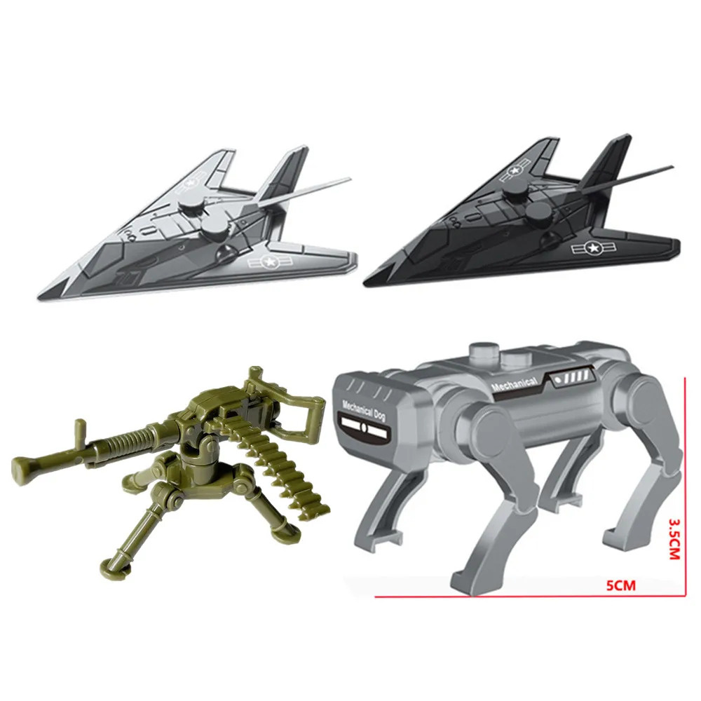 Modern Military World War UAV Machine Dog Weapon Accessories Army War ...