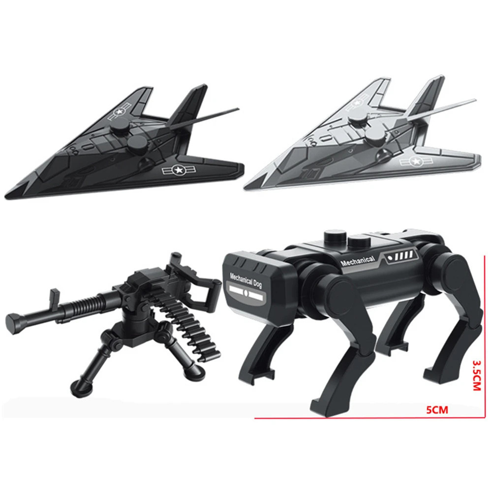 Modern Military World War UAV Machine Dog Weapon Accessories Army War ...