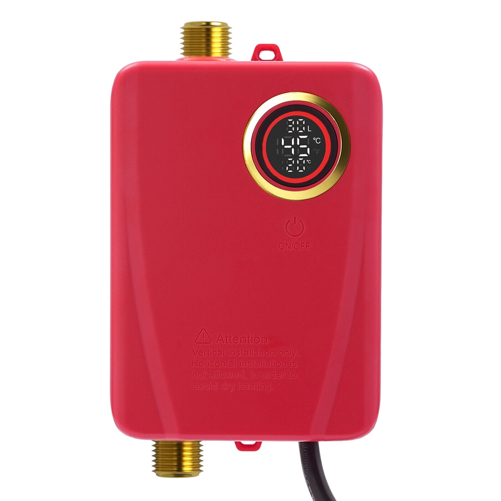 Modern Mini Tankless Water Heater Electric 68-122F° Electric Instant ...
