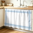 Modern Minimalist Art Cabinet Curtain 28"W x 51"L, Llight Blue ...