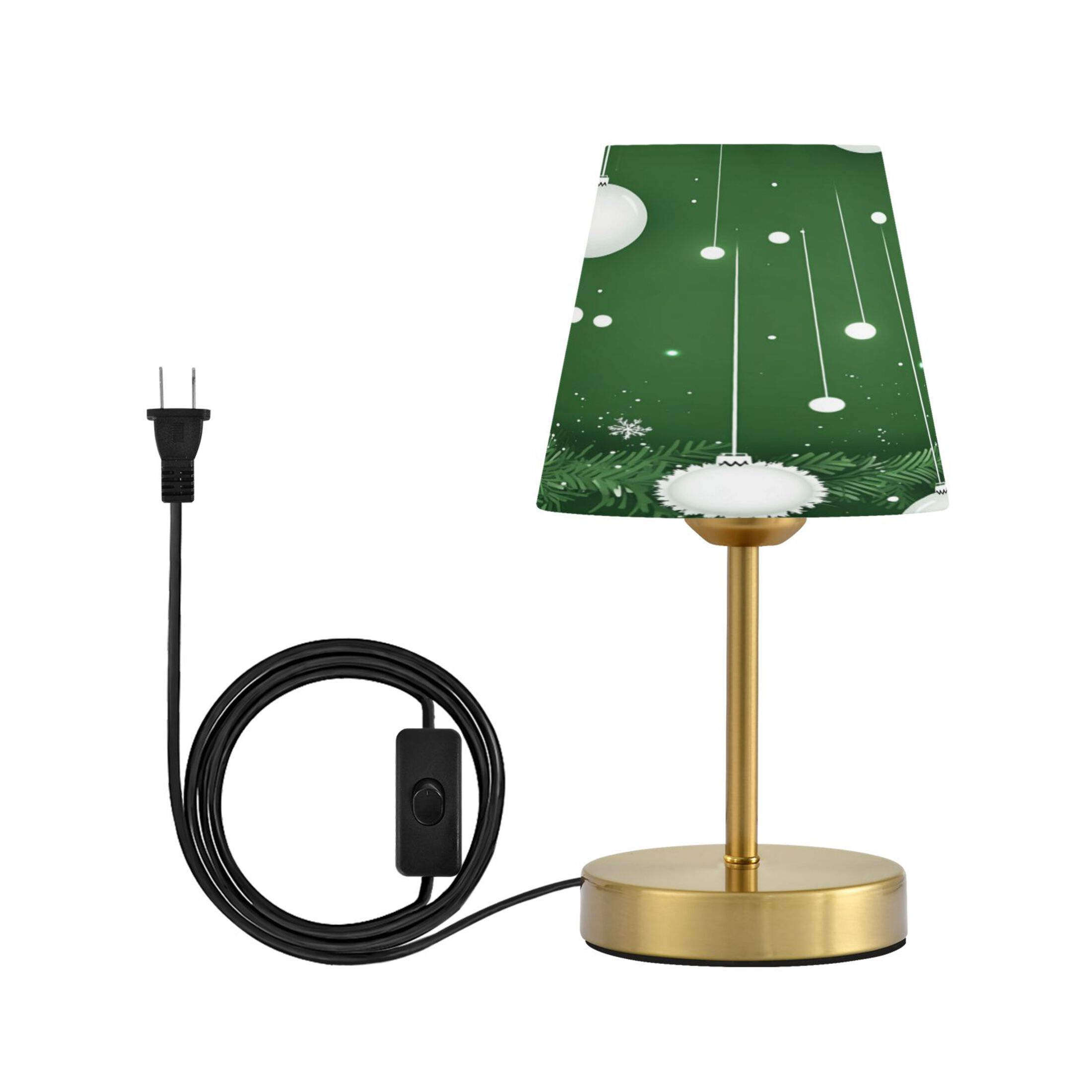 Modern Minimalist Cone Desk Lamp Antique Bronze Base & Linen Shade ...
