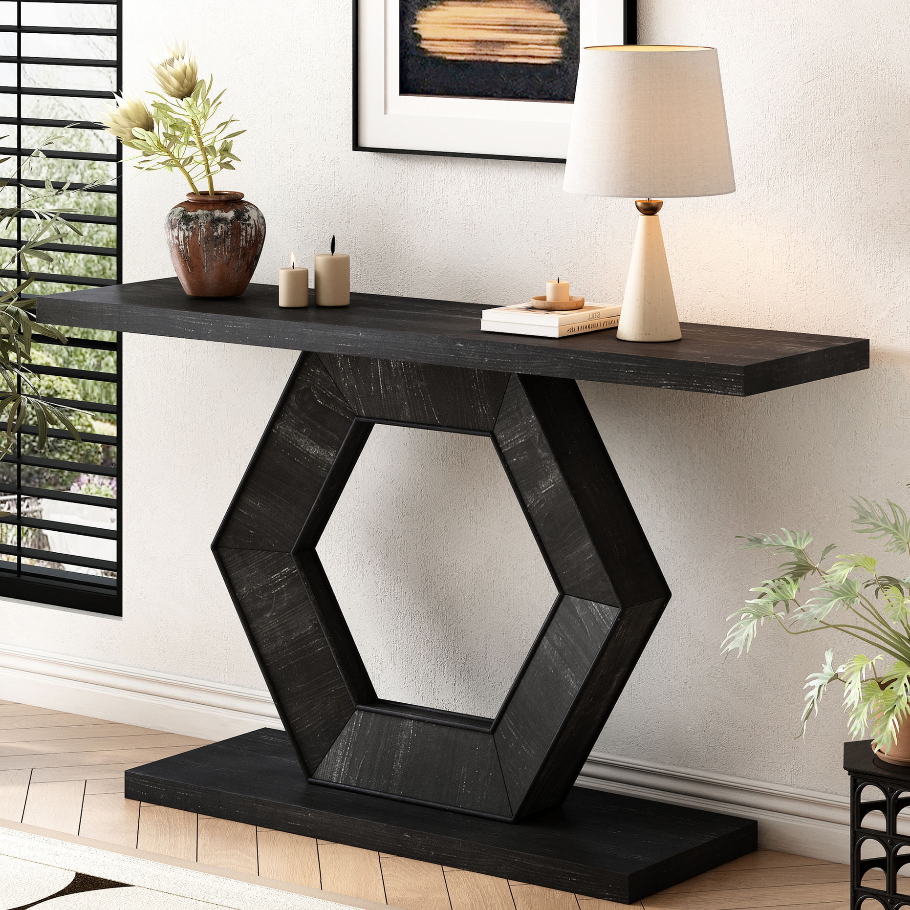 Modern Minimalist MDF Build, Hexagon Leg Design - Adds Sophistication ...