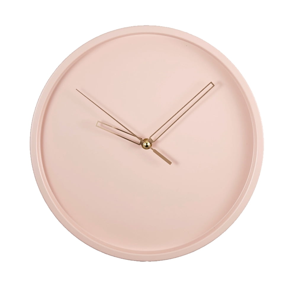 Modern Minimalist (Numberless Dial) Silent Wall Clock - Walmart.com