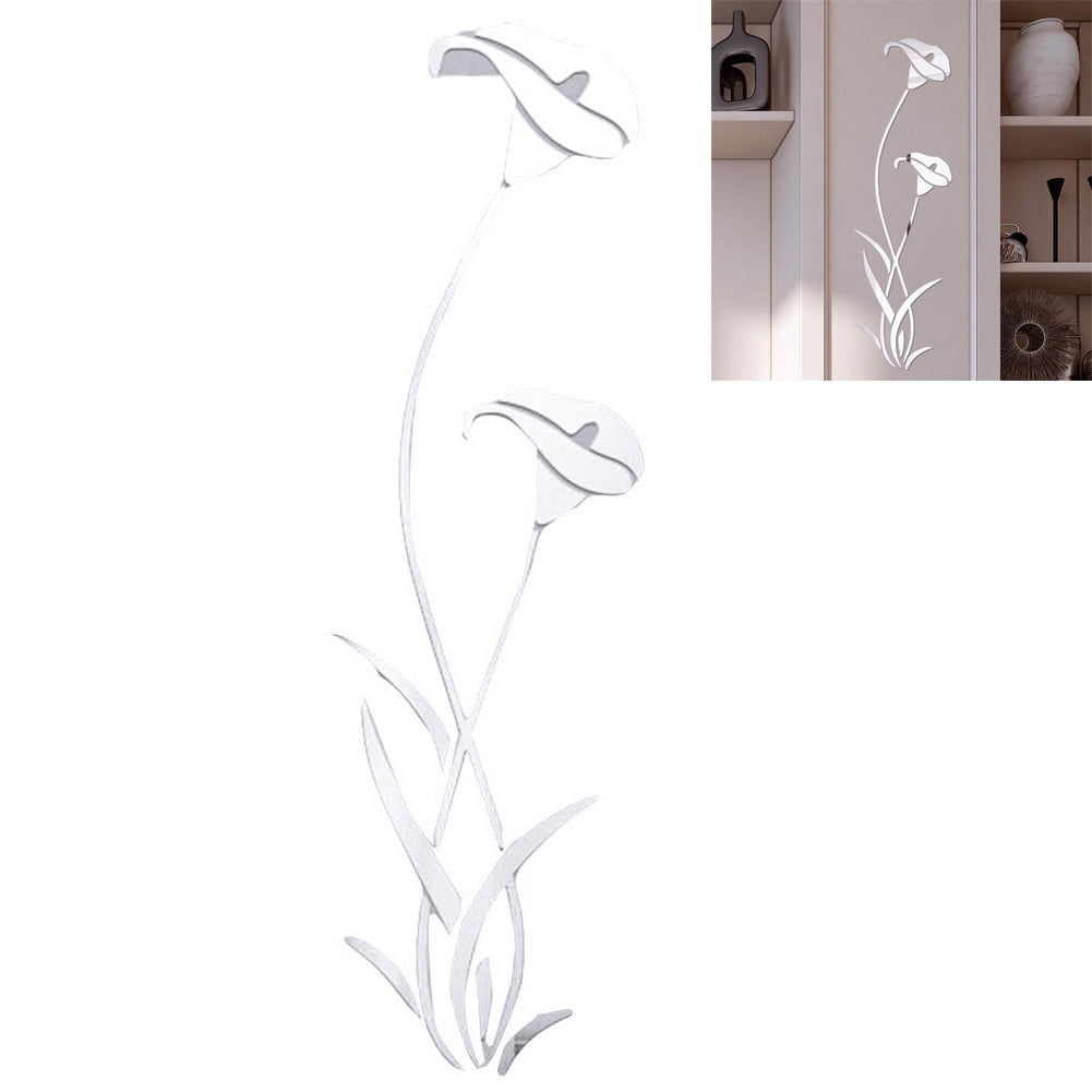 Modern Minimalist Peel-and-Stick Mirror Wall Decal for Home Décor ...