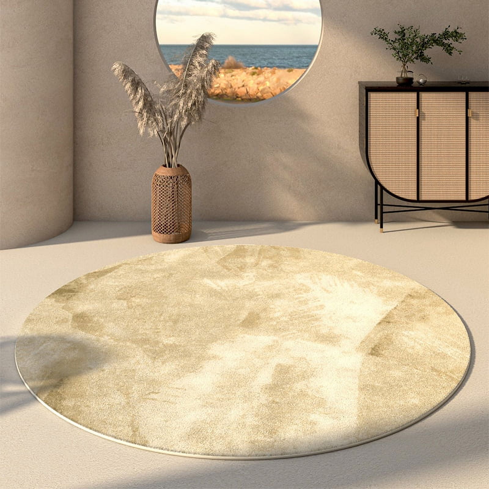 Modern Minimalist Round Carpets for Living Room ration Rugs for Bedroom ...
