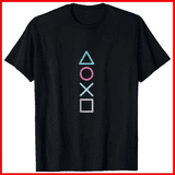 Modern Minimalist Video Game Controller Buttons Gamer Layout Geometry ...