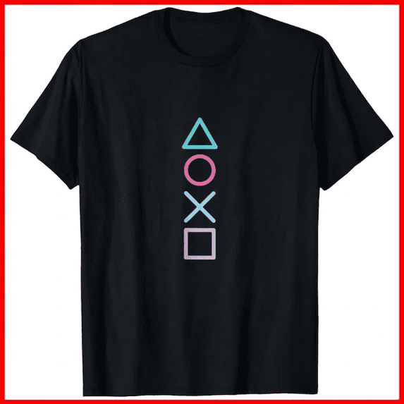 Modern Minimalist Video Game Controller Buttons Gamer Layout Geometry ...