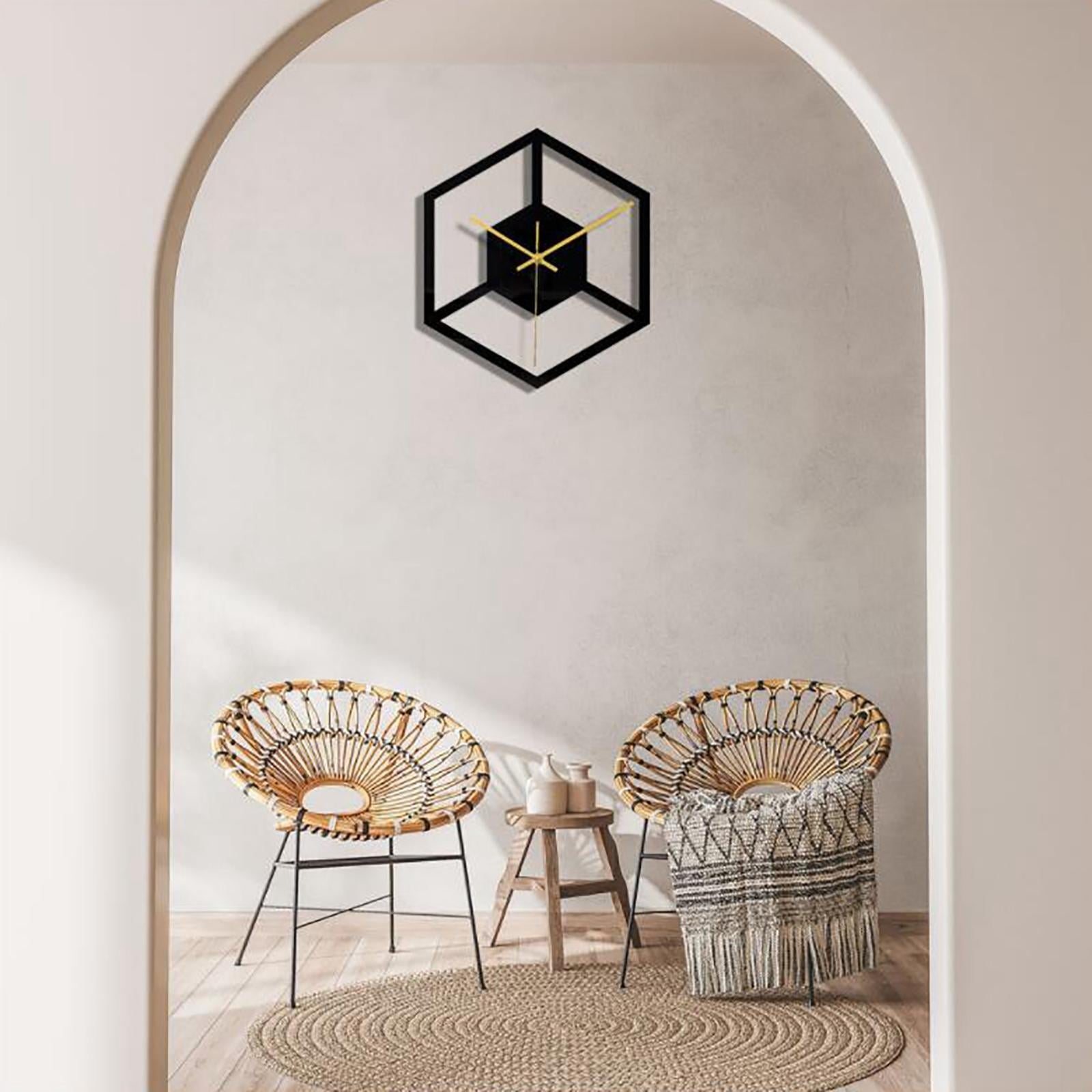 Modern Minimalist Wall Clocks Silent Clocks Wall decor Battery Operated ...