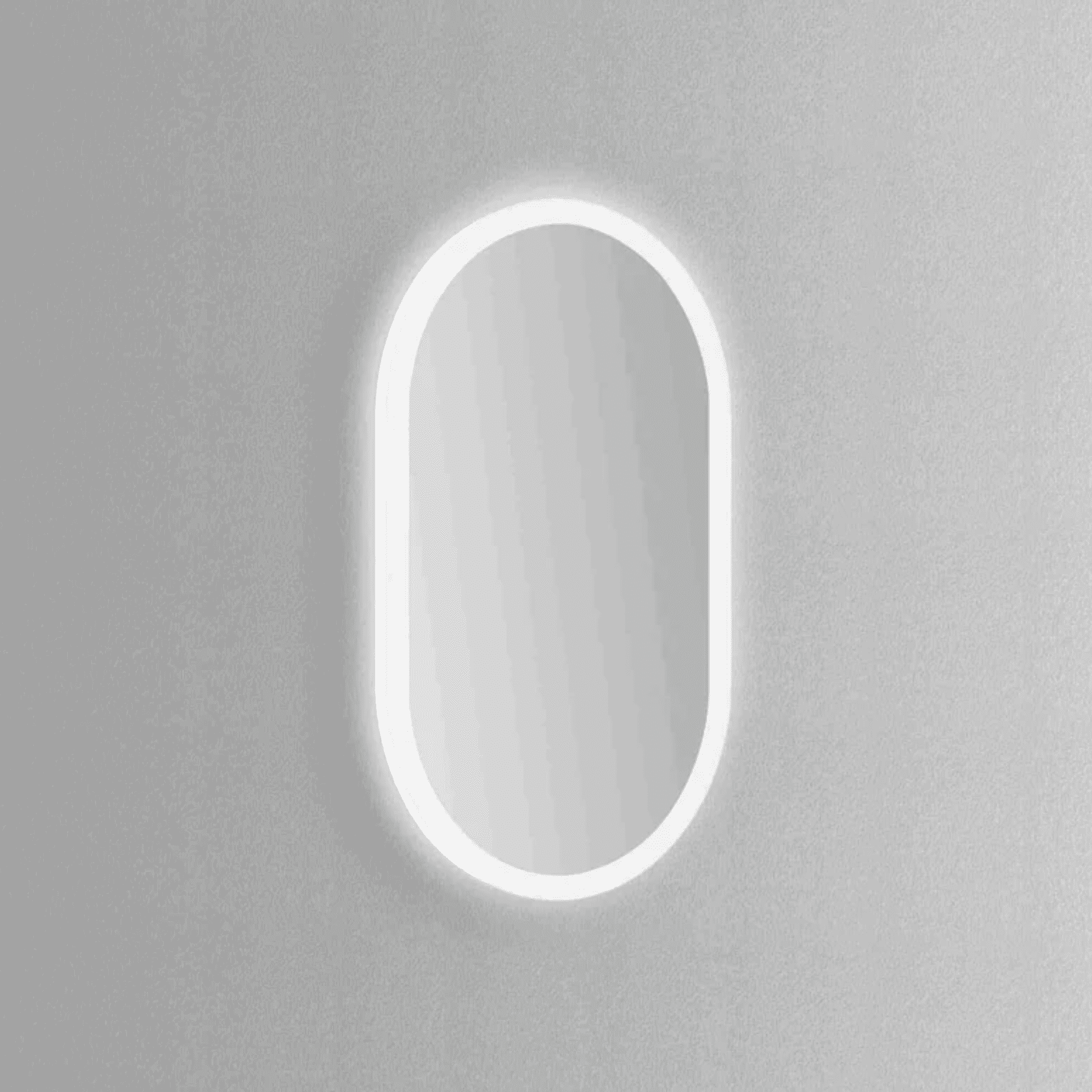 Modern Mirrors Altair Pill Illuminated Vanity Mirror with Frosted ...