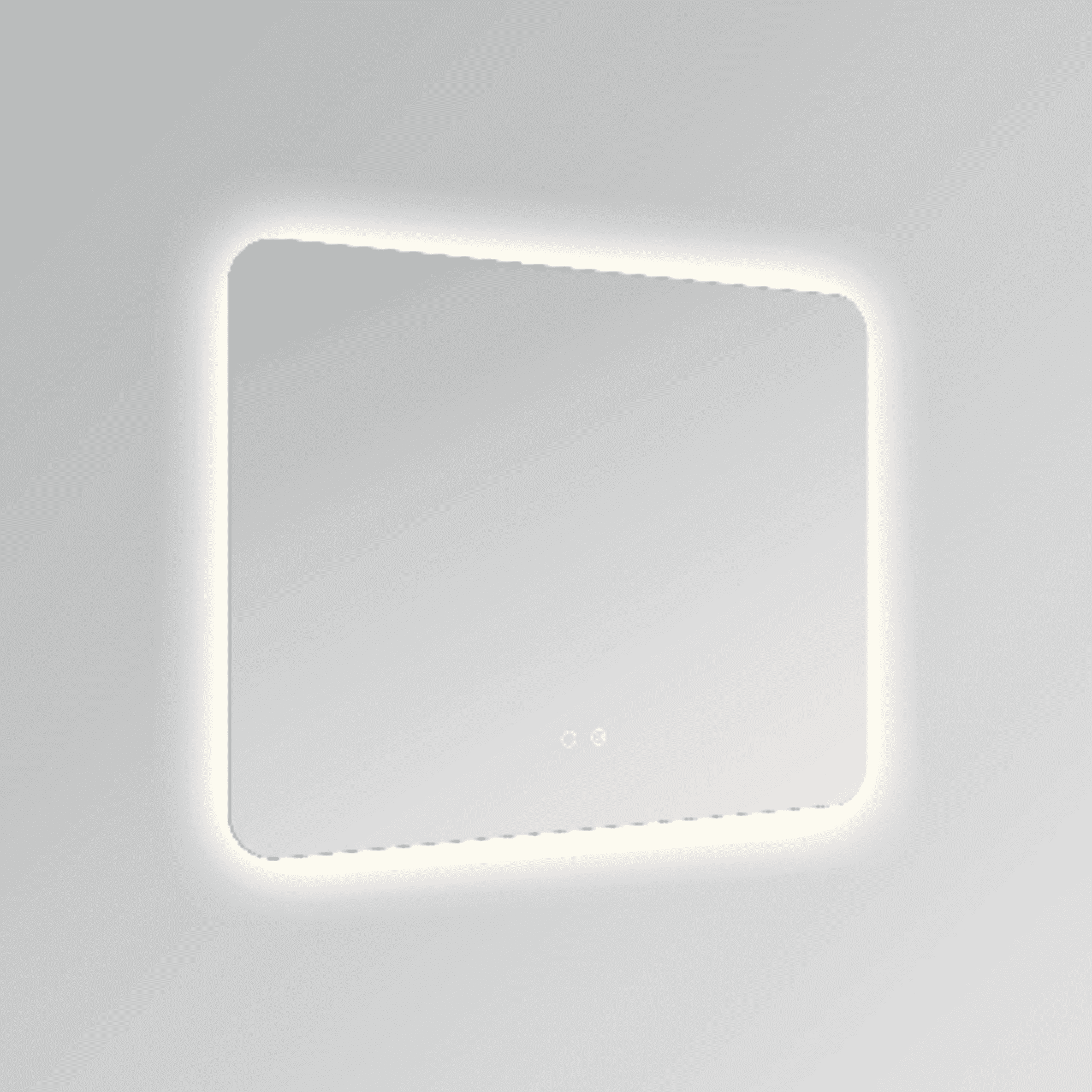 Modern Mirrors Cassiopeia Rounded Corners LED Vanity Makeup Mirror with ...