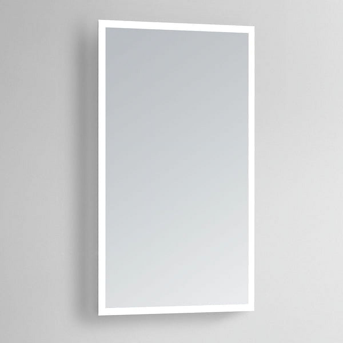 Modern Mirrors Linea Lighted Bathroom Vanity Mirror with Daylight LED ...