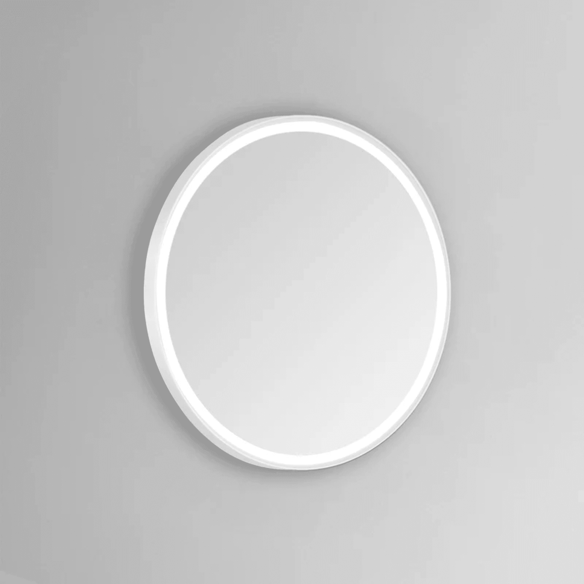 Modern Mirrors Sola Round Lighted Bathroom Mirror, Wall Mirror with ...
