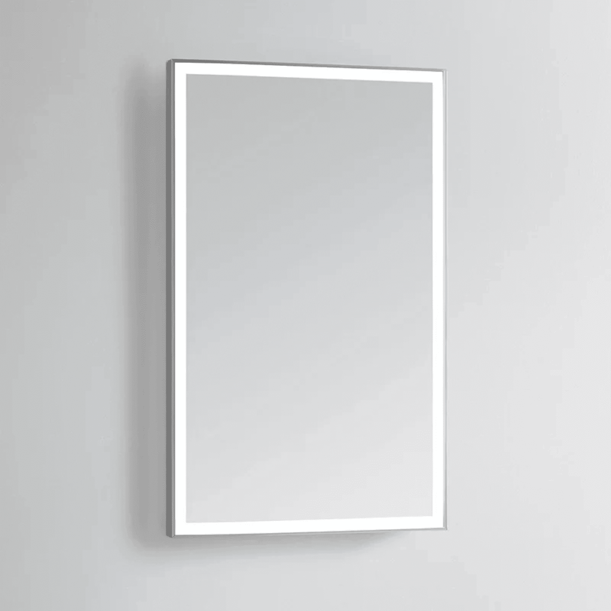 Modern Mirrors Vera Lighted Bathroom Vanity Mirror with Diffused ...