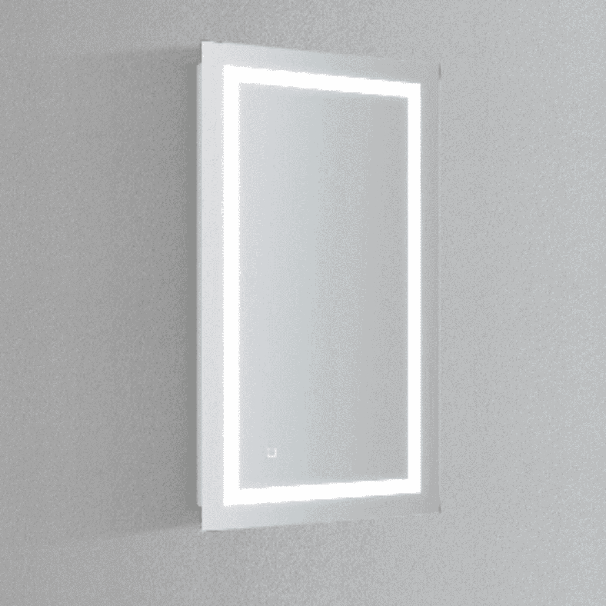 Modern Mirrors Zenith Lighted Bathroom Vanity Mirror with Diffused ...