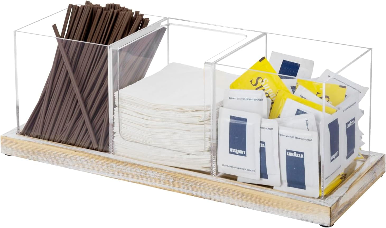 Modern Modular Coffee and Tea Station Organizer with 3 Removable ...