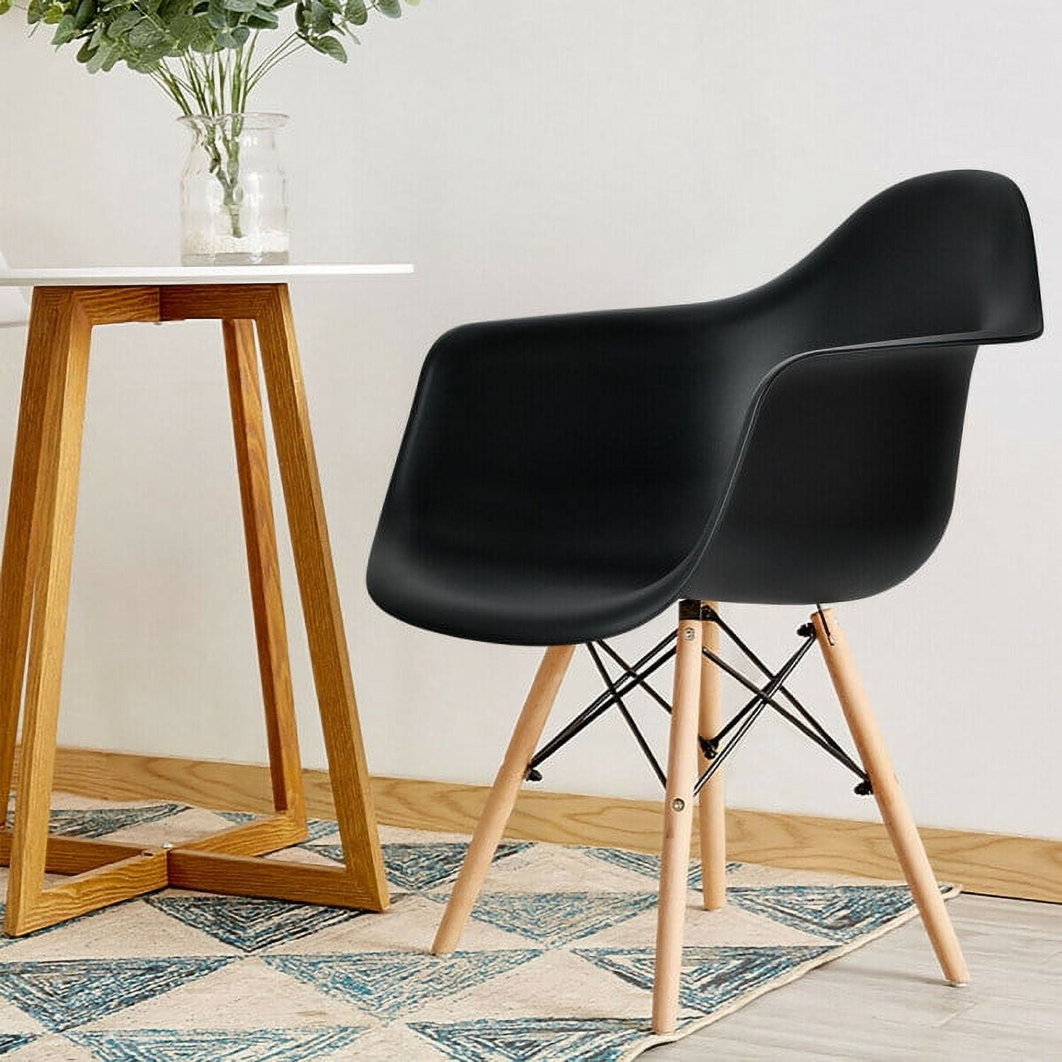 Modern Molded Dining Chairs - Set of 2 - Enhance Dining Experience ...